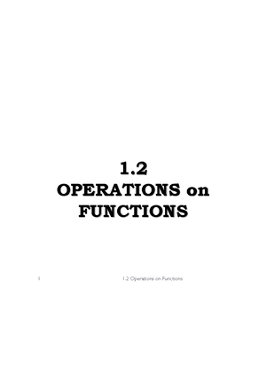 Graphs of Functions - 1. GRAPHS of FUNCTIONS At the end of this section ...