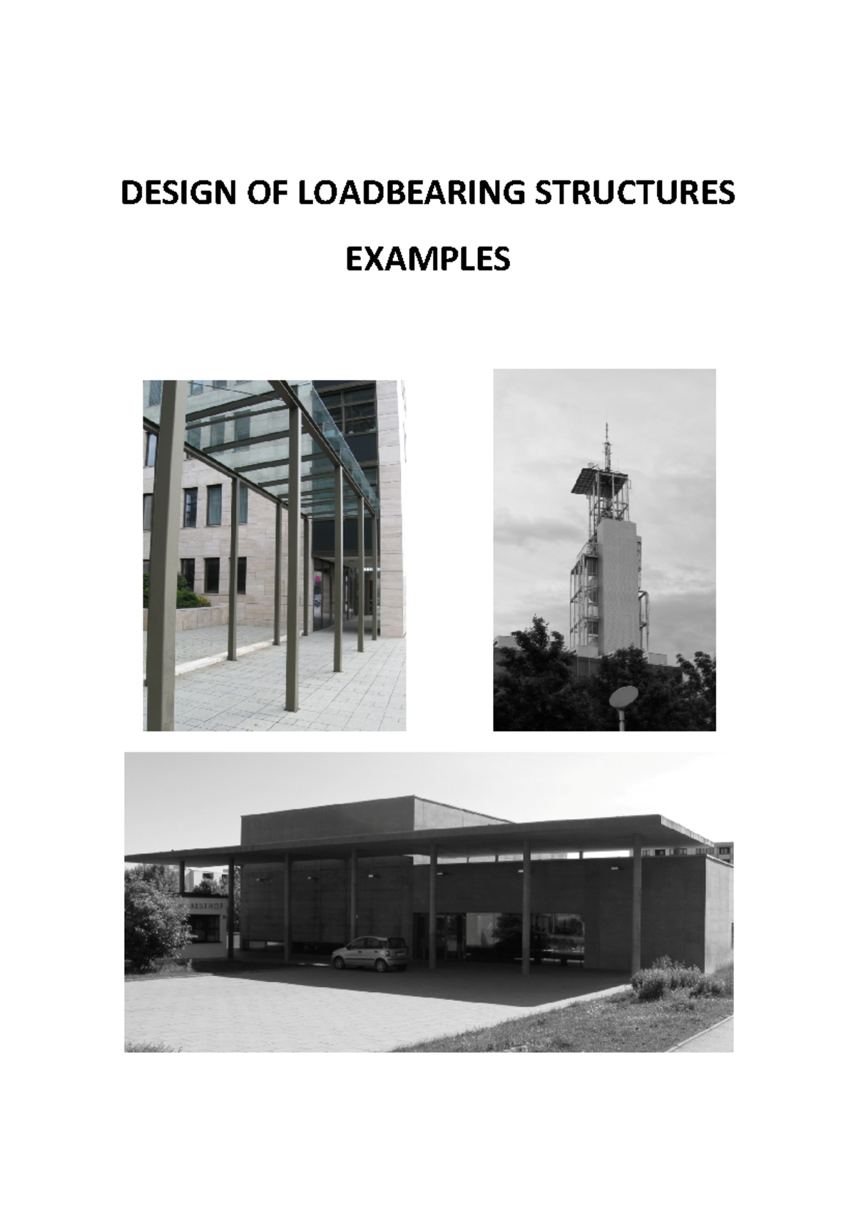 Design of Loadbearing Structure_Exam Practice - DESIGN OF LOADBEARING ...
