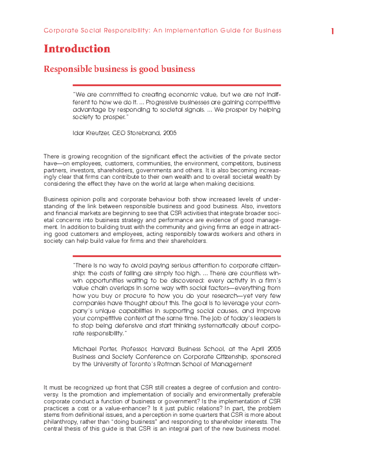 Discussion-CSR-An-implementation-guide-for-business - Introduction ...