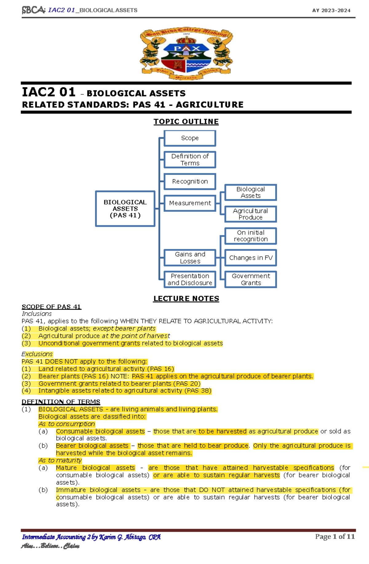 01-Biological-Assets - Intermediate Accounting 2 by Karim G. Abitago ...