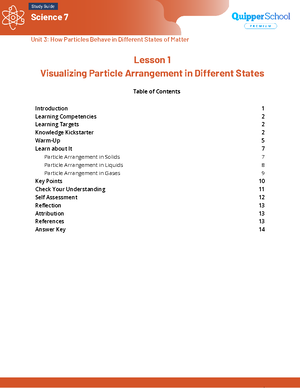 Unit 3 Lesson 2 Determining Polarity of Molecules - Physical Science ...