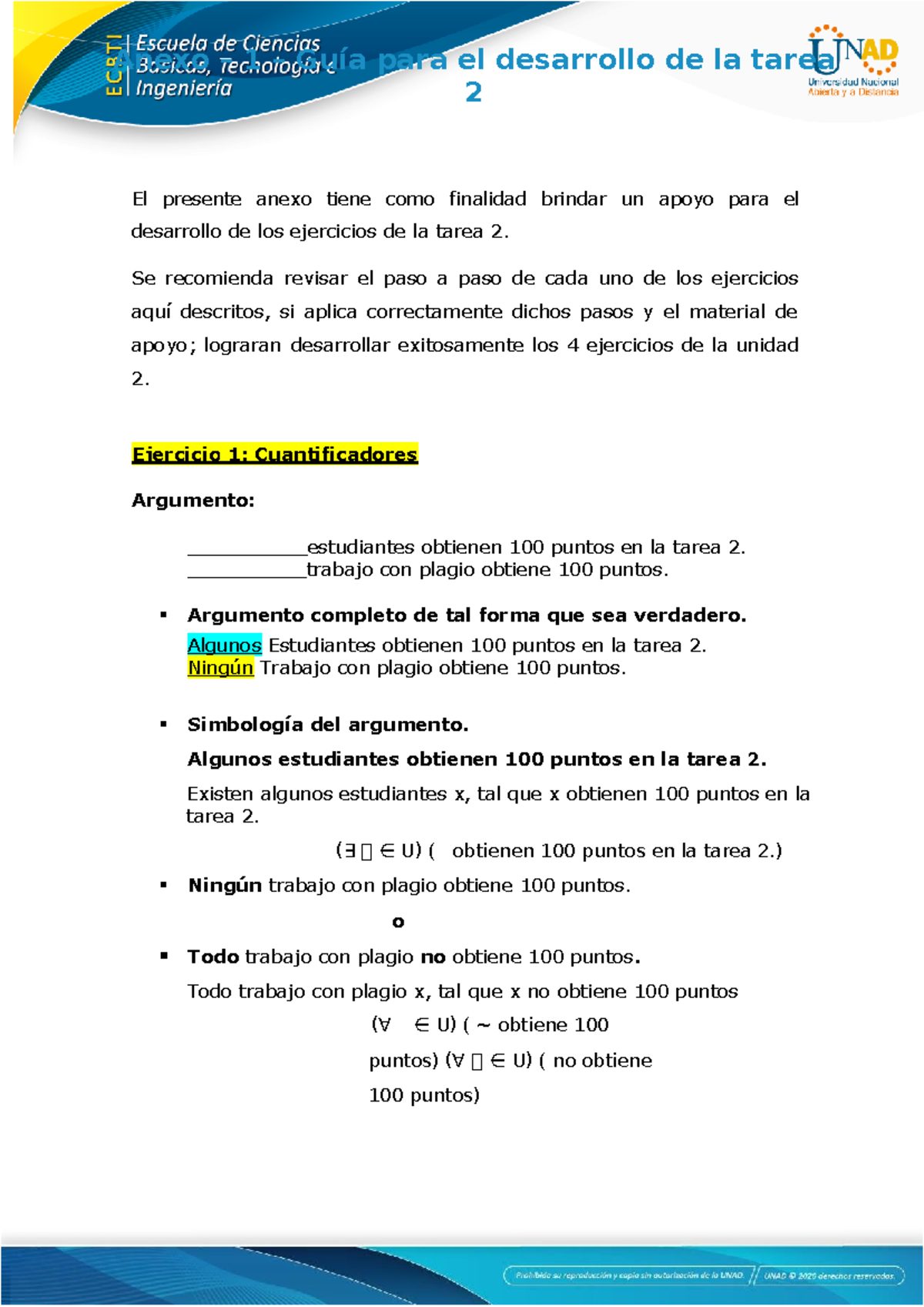 Anexo 3 - Guía para el desarrollo de la Tarea 2 - Anexo – 1 – Guía para el desarrollo de la ...