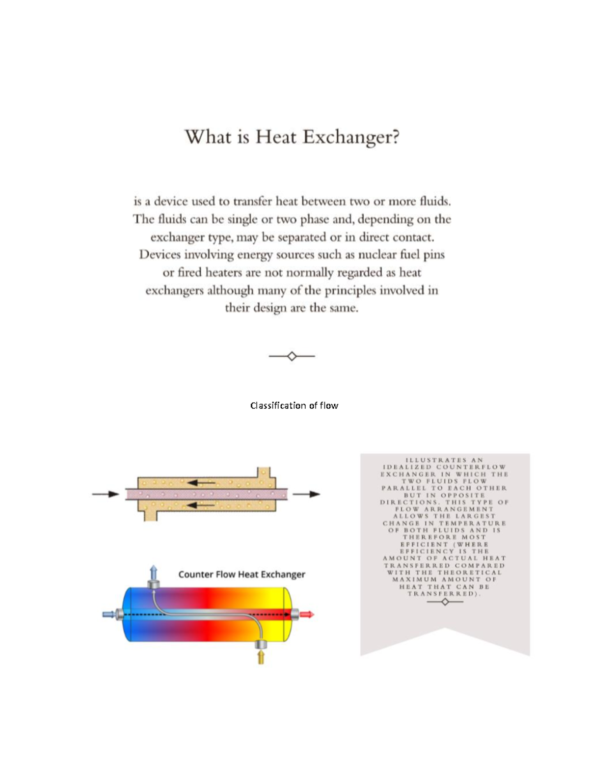 Heat exchangers - Bachelor of Science in Mechanical Engneering ...