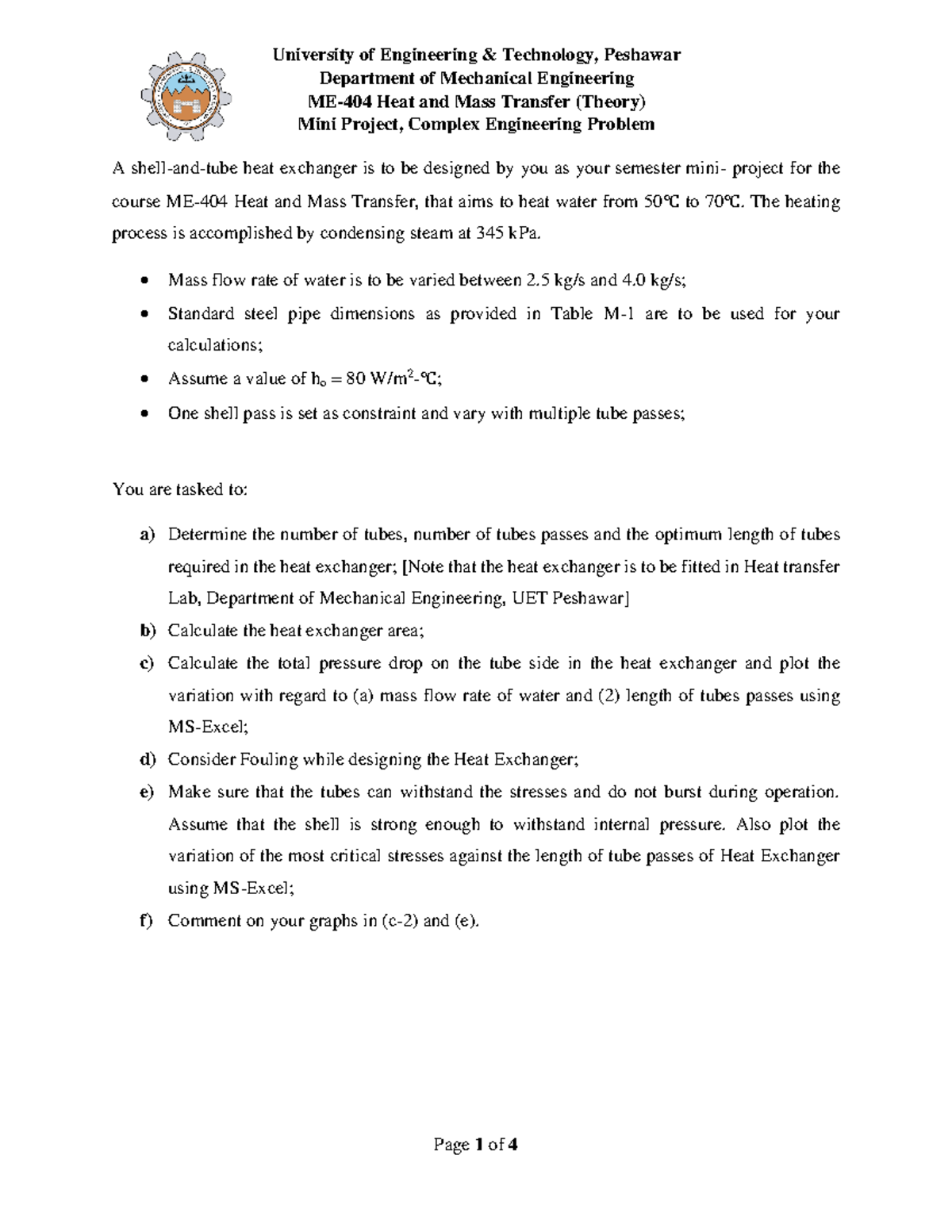 HMT CEP - A complex engineering problem and its solution - Warning: TT: undefined function: 32 A ...