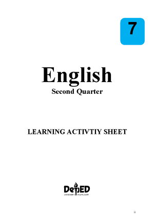 English-9 Q1 M1A Modals - English 9 Quarter 1 – Module 1A: Express ...