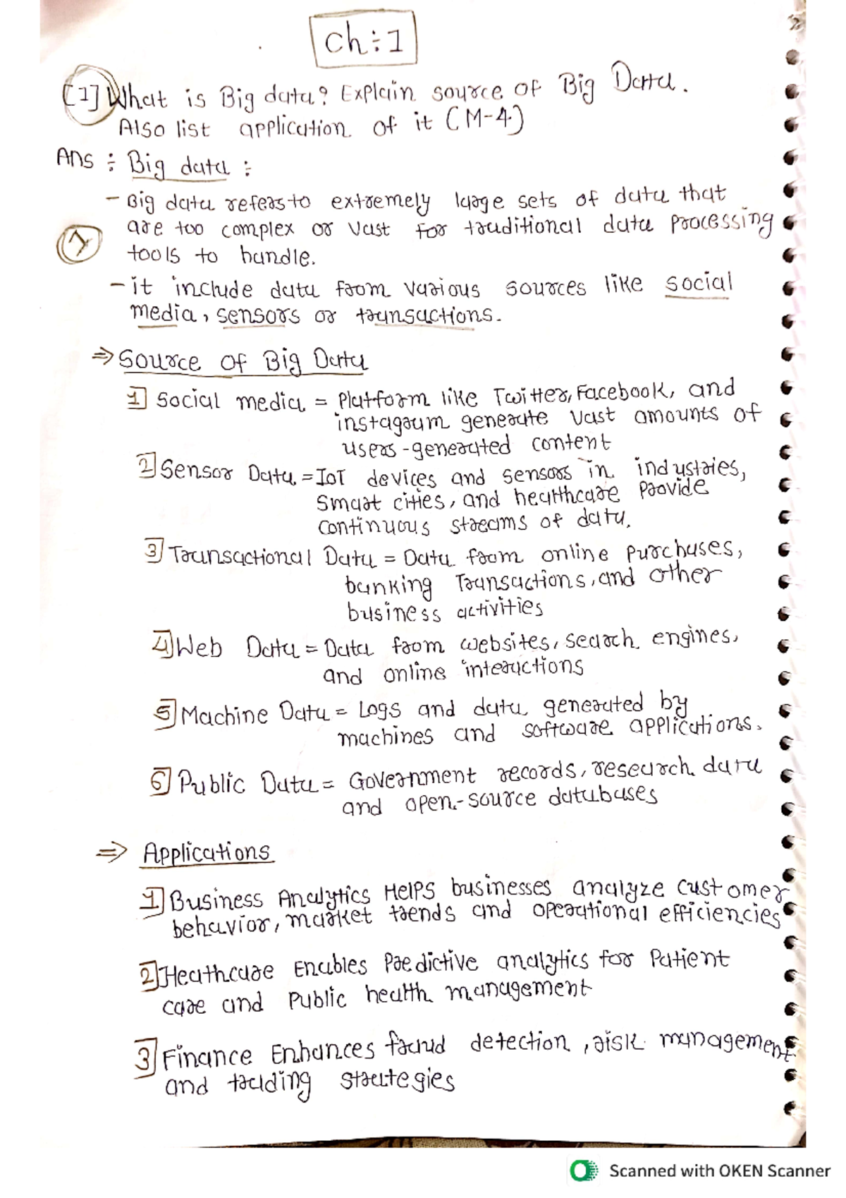BDA gtu pyq answer - Gg mg th FC 5th ne RC da su haa - ch 1 What is Big ...