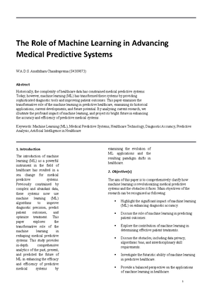 CSE5012 - Project Management - Assignment 01 Project Charter ...