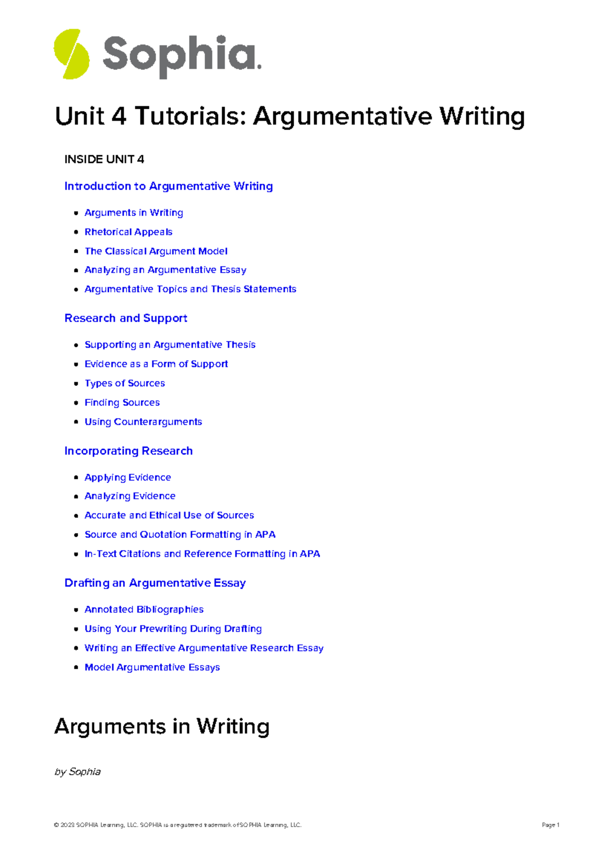 Unit 4 tutorials argumentative writing - FPX4010 - CU - Studocu