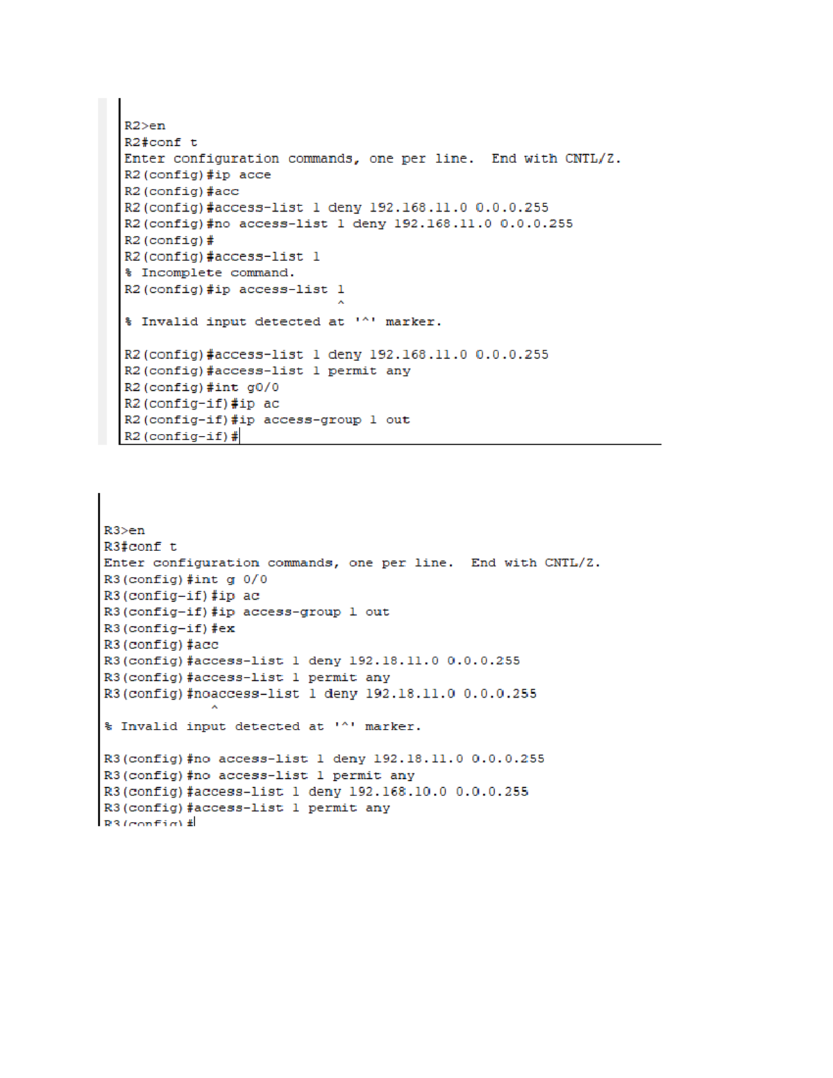 Mahmoud mohamed sayed lab 8 - t Enter configuration commands, one per line. End with R2 (config ...