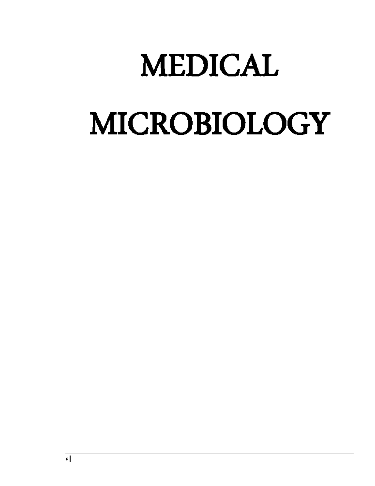 Medical Microbiology - i| MEDICAL MICROBIOLOGY ii| M e d i c a l M i c ...