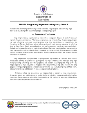 Filipino 8 q1 -Mod8 Mga-Hudyat-ng-Sanhi-at-Bunga-ng-mga-Pangyayari - CO_ Q1_Filipino 8_Module 8 ...