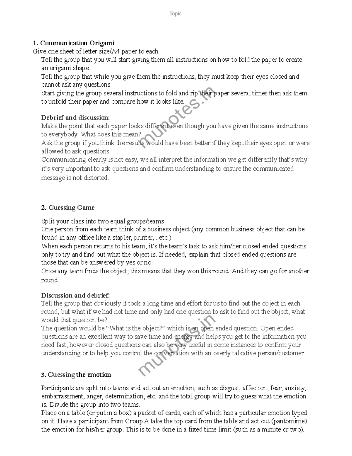 Communication Skills Practicals (munotes) 2021-22 - Topic 1 ...