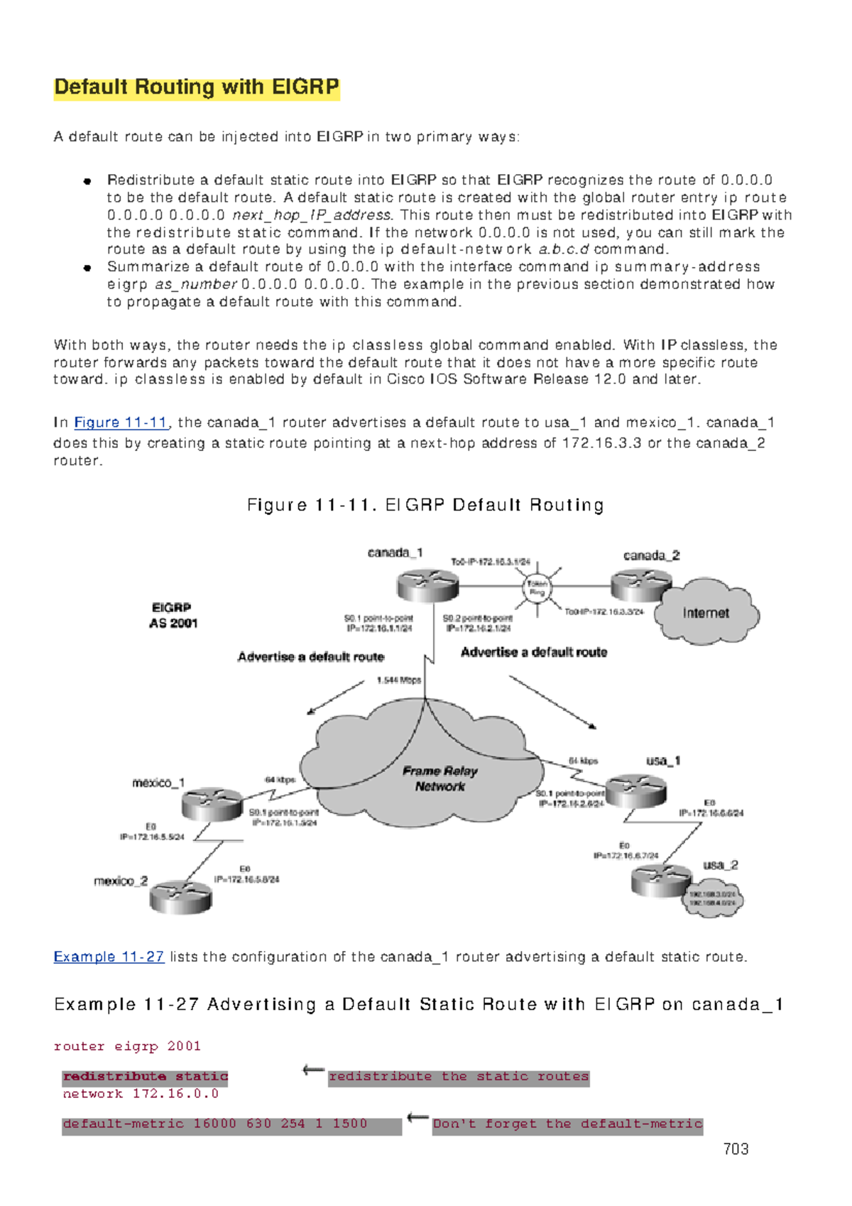 Chapter 11 Hybrid Enhanced Interior Gateway Routing Protocol Part 3 ...