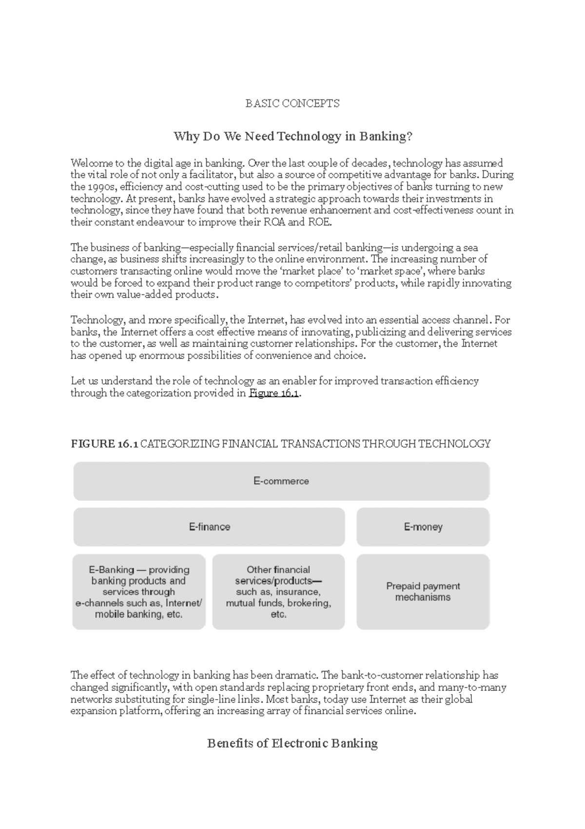 Bankning Unit 3 - BASIC CONCEPTS Why Do We Need Technology in Banking ...
