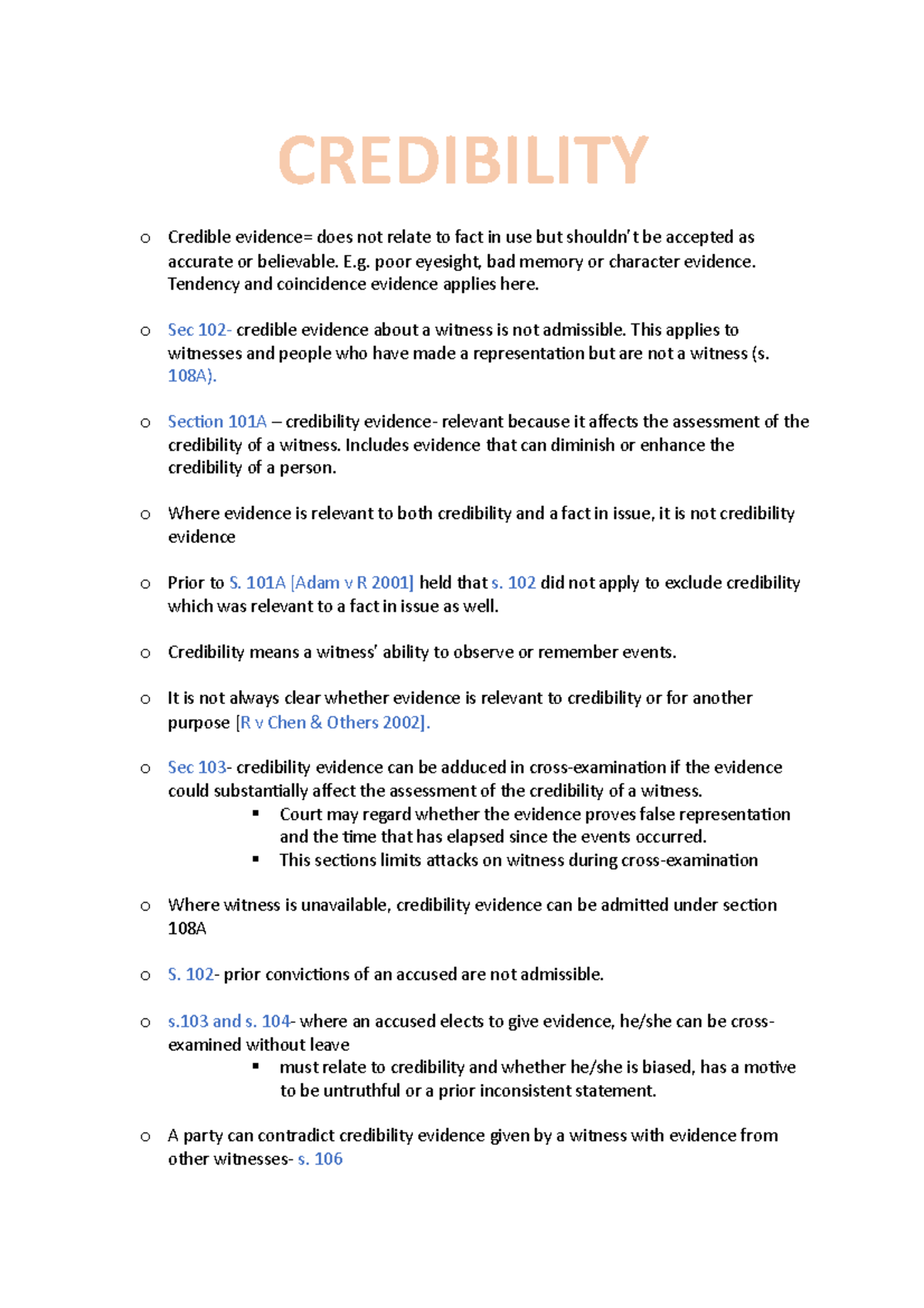 Credibility Topic Summary CREDIBILITY O Credible Does Not Relate To credibility-topic-summary-credibility-o-credible-does-not-relate-to