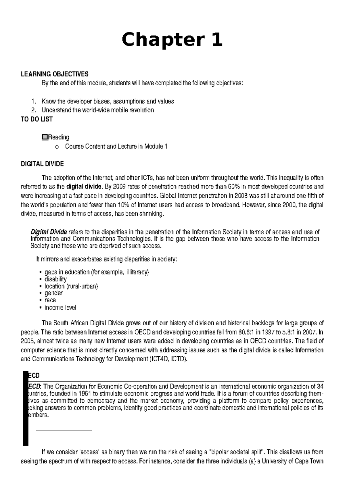 Social Issues and Professional Practice 1 - OECD OECD : The ...