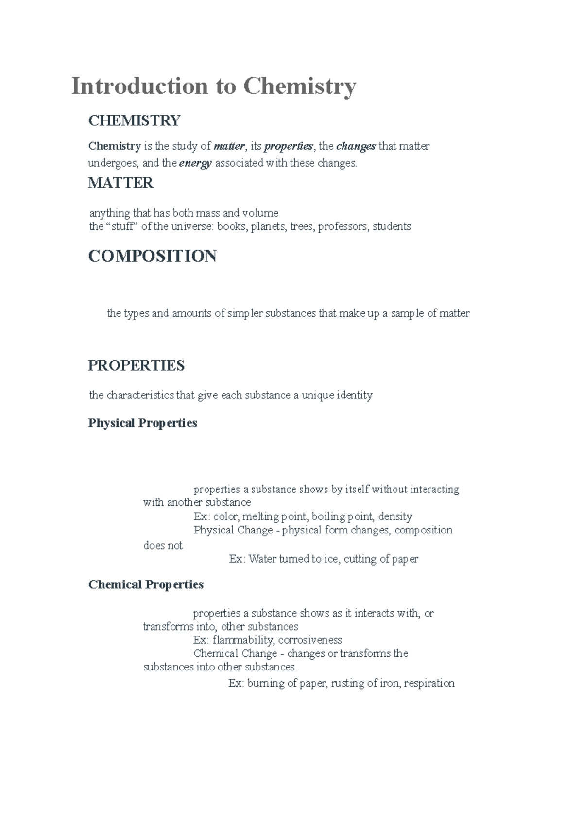 Units and Measurements - Introduction to Chemistry CHEMISTRY Chemistry ...