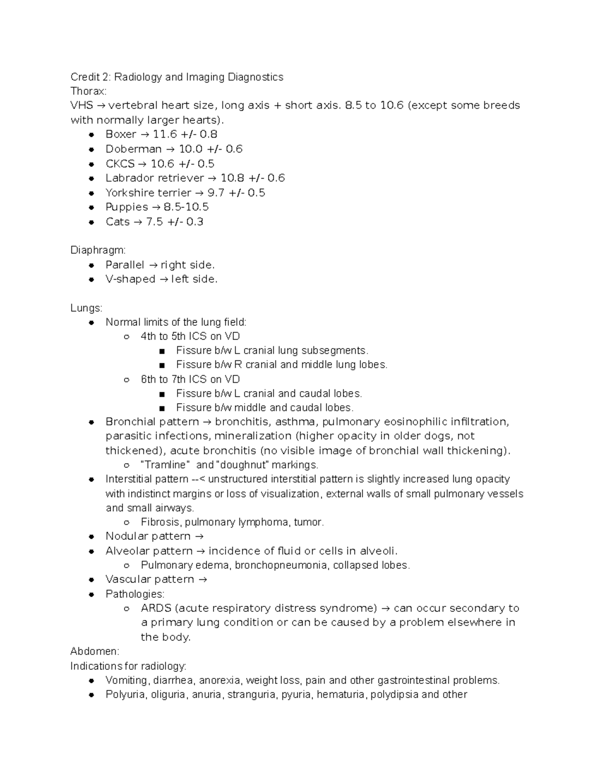 Credit 2 Radiology and Imaging Diagnostics - Credit 2: Radiology and ...
