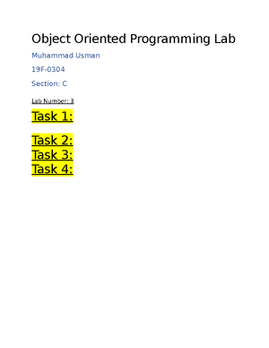 Lab 11 - lab manual - National University of Computer & Emerging ...