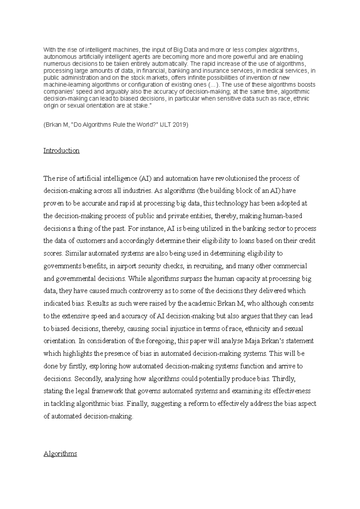 IT Essay - GRE - Studocu