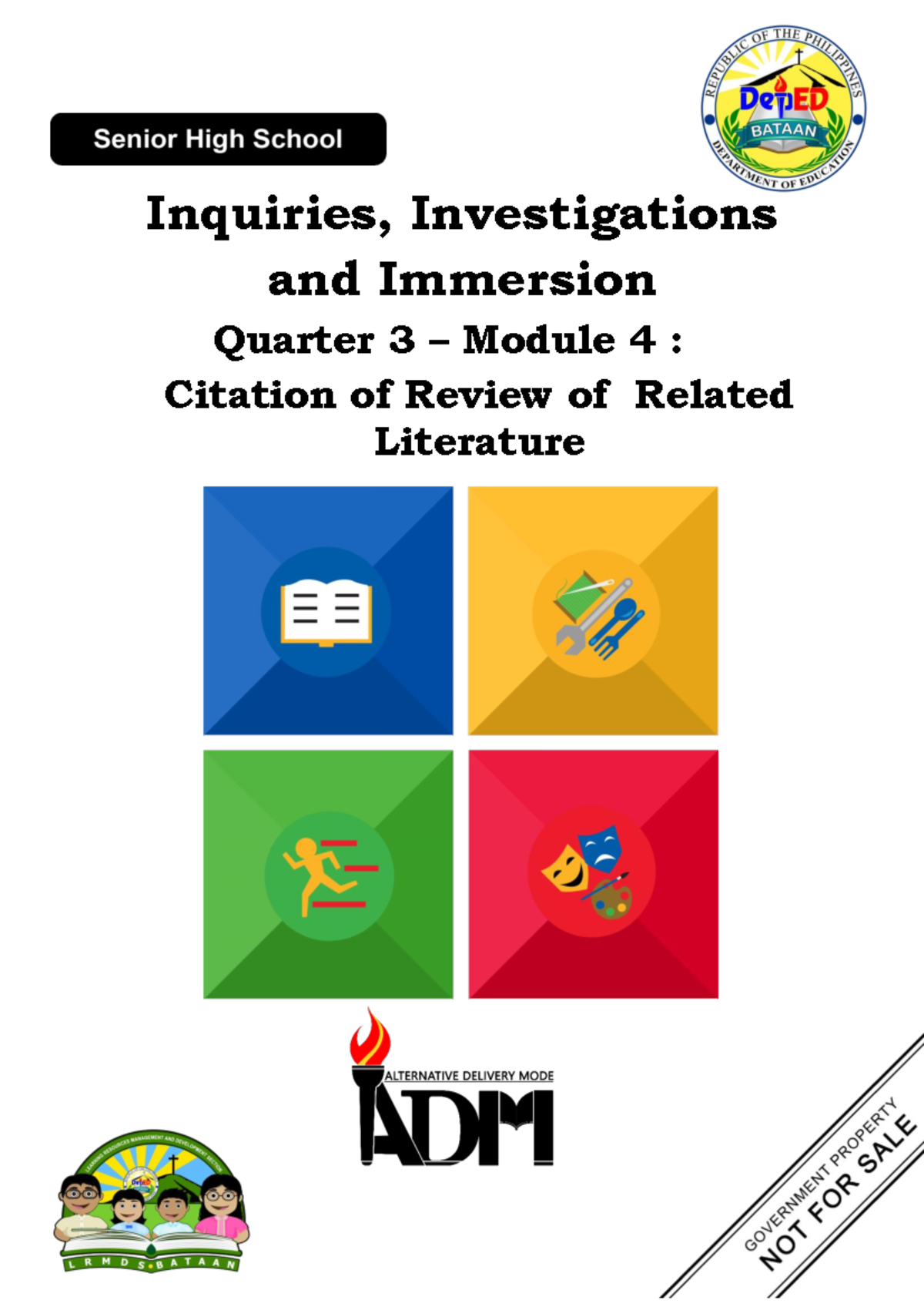 Mod - Module 4 - Inquiries, Investigations and Immersion Quarter 3 ...