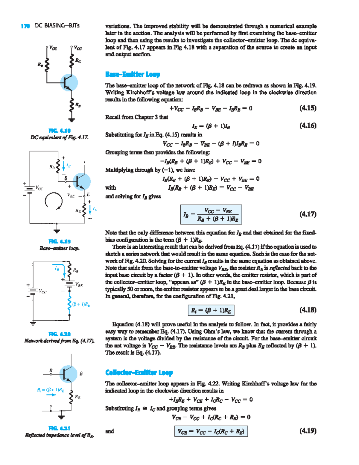 Base–Emitter Loop - Base–Emitter Loop - Electronic Circuit: devices and analysis - Studocu