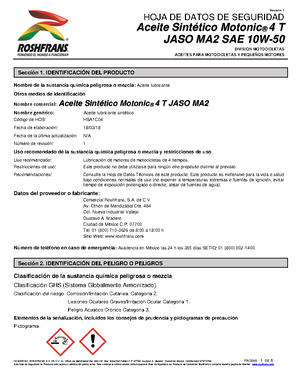 25-Almidon - hds - HOJA DE DATOS DE SEGURIDAD HYCEL DE M.. hycel.com P ...