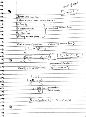 Physics notes - These equations are not difficult to solve. One uses ...