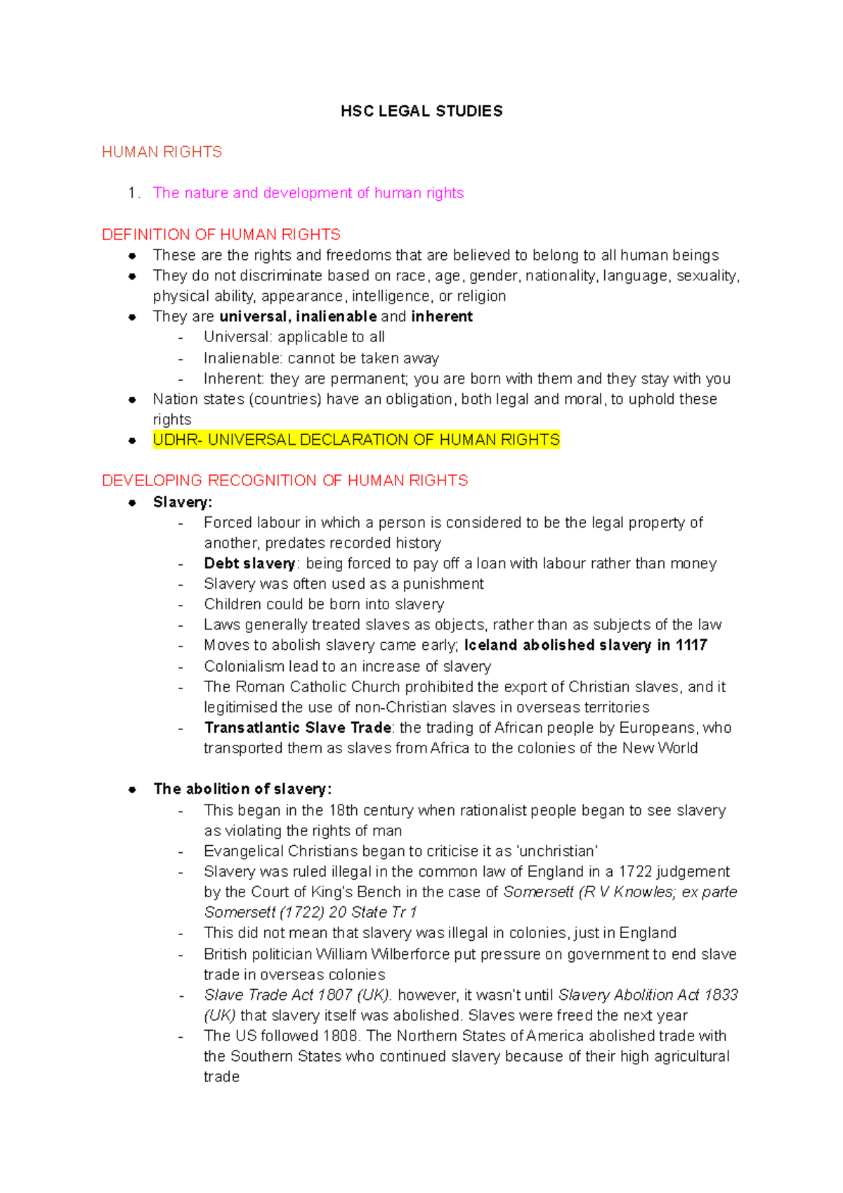 Legal Studies HR HSC - Achieved 100% in exams using this and 90 in my ...