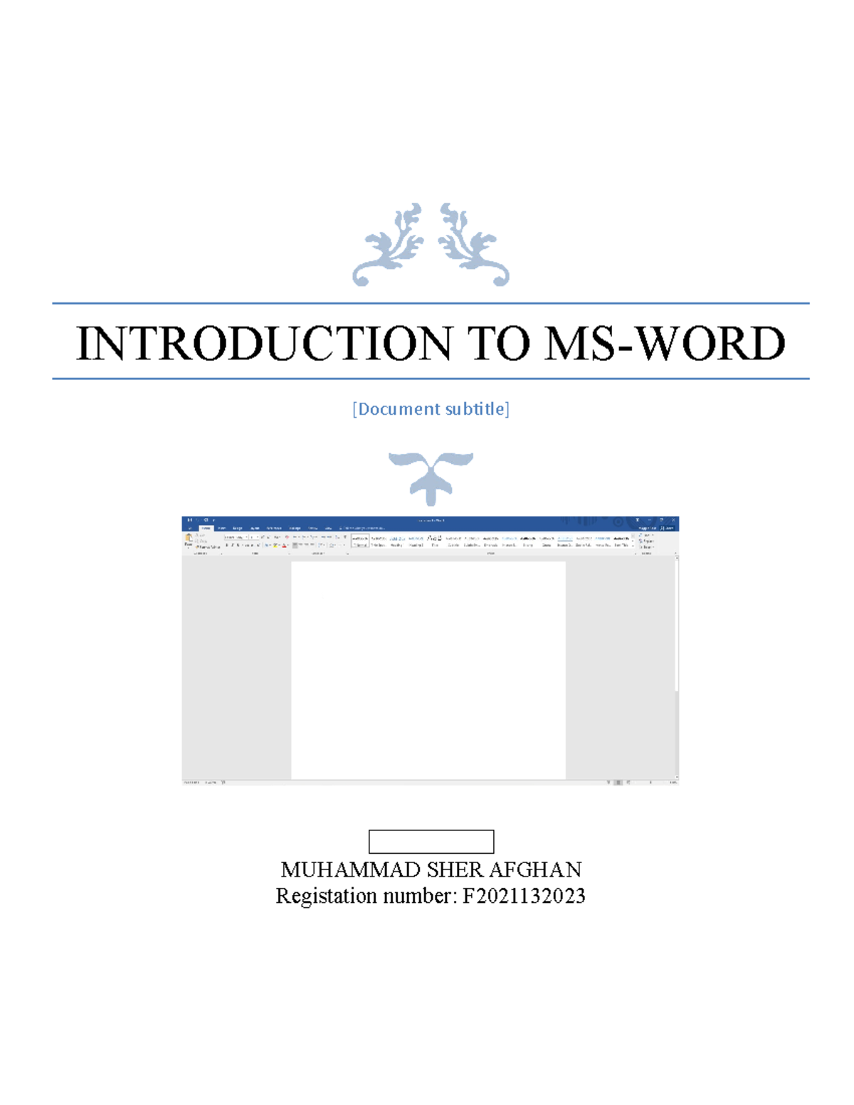 Intro to Word 2016-converted - INTRODUCTION TO MS-WORD [Document ...