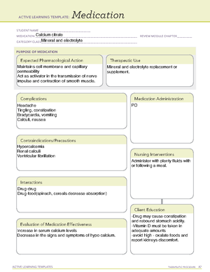 Propofol DRUG 4 - Study for exams - ACTIVE LEARNING TEMPLATES ...