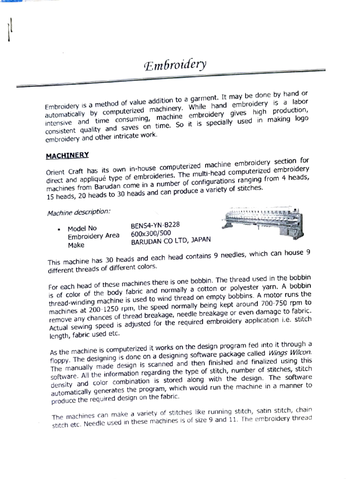 Embroidery notes - Different types of embroideries. - Embroidery ...