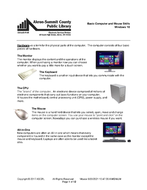 CIT 101 Supercomputer - Assignment - NAME: REG No.: DEPT: PES COURSE ...