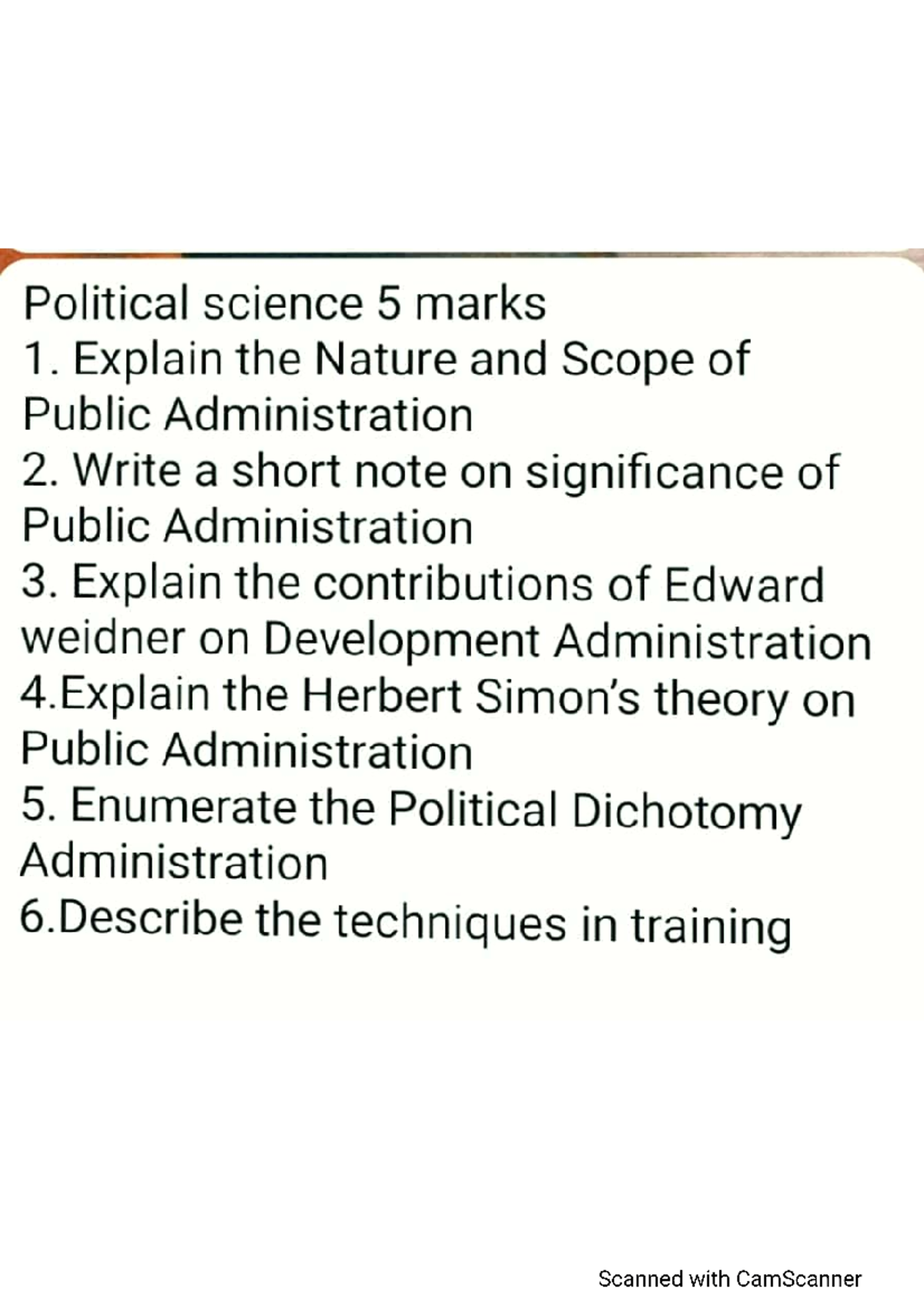Paul.Pol Sci.Sem 5M - Political science short notes - Commerce law ...