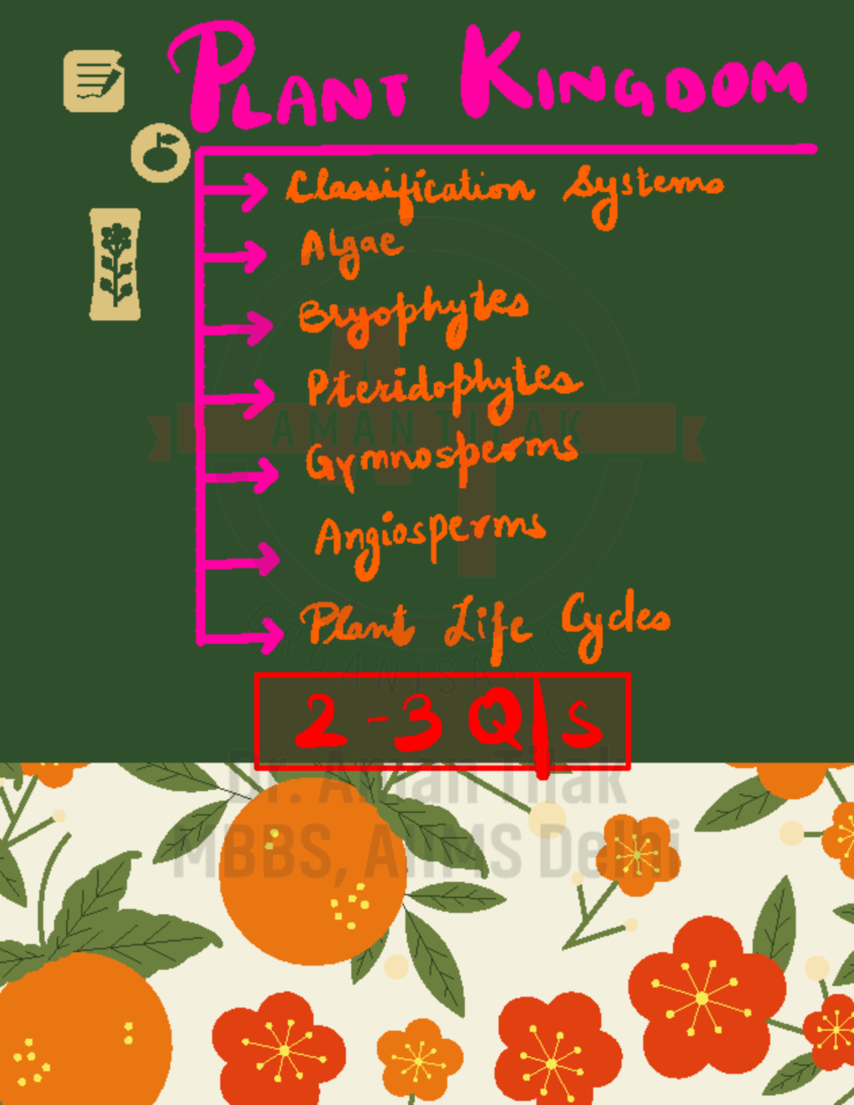 3. Plant Kingdom 🪴 - for neet - PLANT KINGDOM classification Systems ...