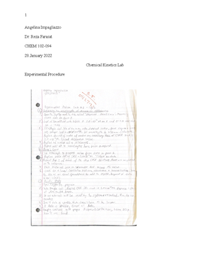 Partition Coefficient Lab - Chemistry 102 Experiment #10 – Partition Coefficient INTRODUCTION ...