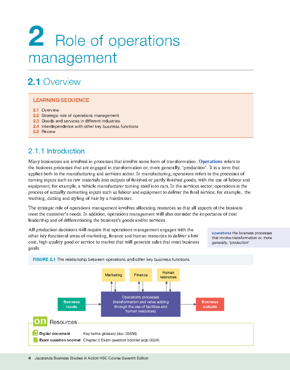 C02Role Of Operations Management - 2 Role of operations management 2 ...