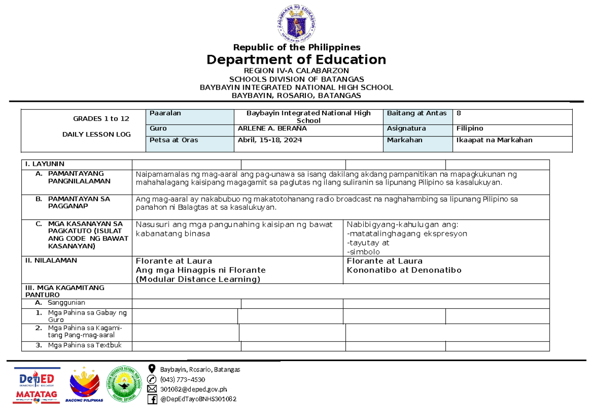 F8-Q4-April 15-18, 2024 - Department of Education REGION IV-A ...