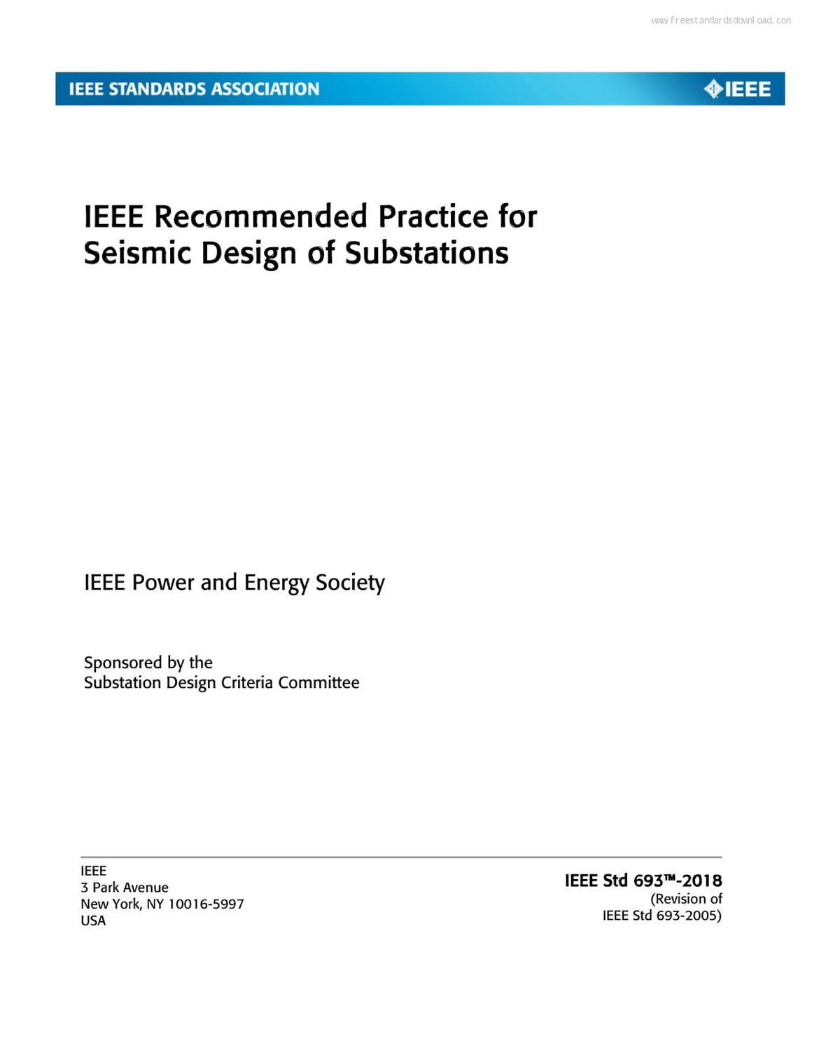 IEEE 693 2018 Diseño sísmico de subestaciones - Proyecto de Ingeniería ...