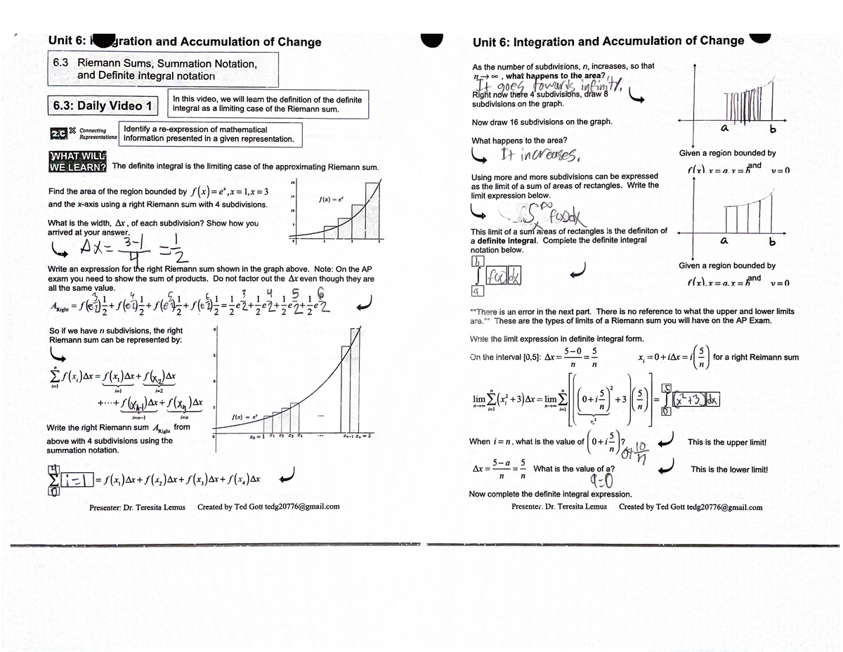 6.3-6.5 Notes Solved - MATH1061 - Studocu