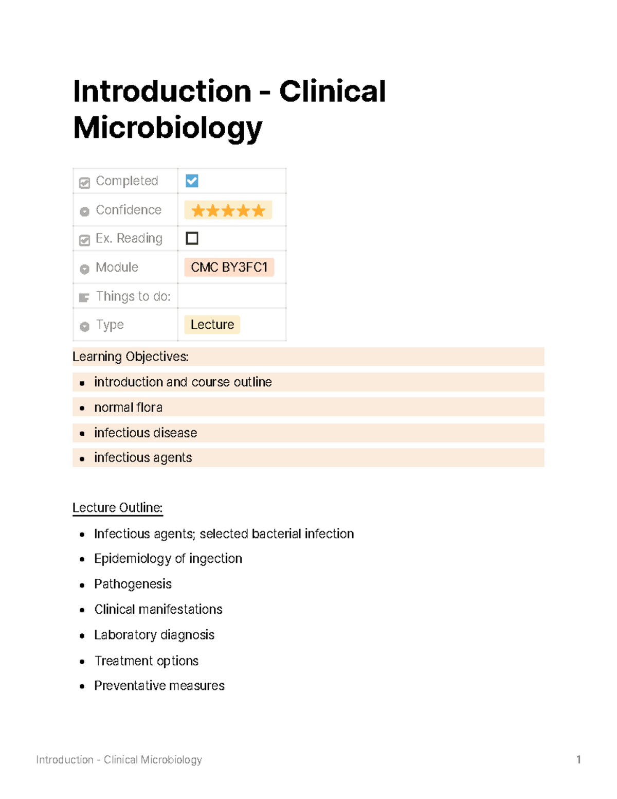Introduction - Clinical Microbiology - Reading Module CMC BYԉFCԆ Things ...