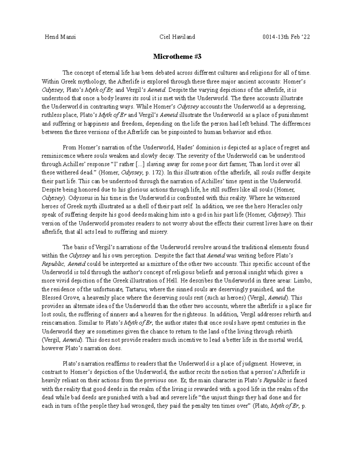 203 microtheme #3 2021-2022 about play - Hend Mansi Ciel Haviland 0014 ...