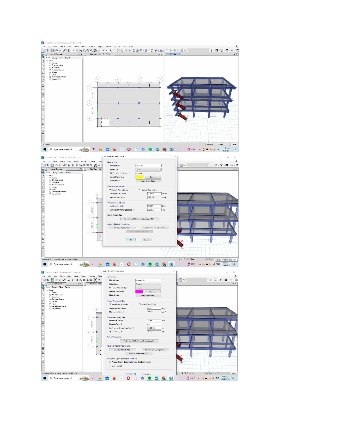 Staad - ETABS 2024 ETABS View Define Draw Select Assign Analyze Display ...