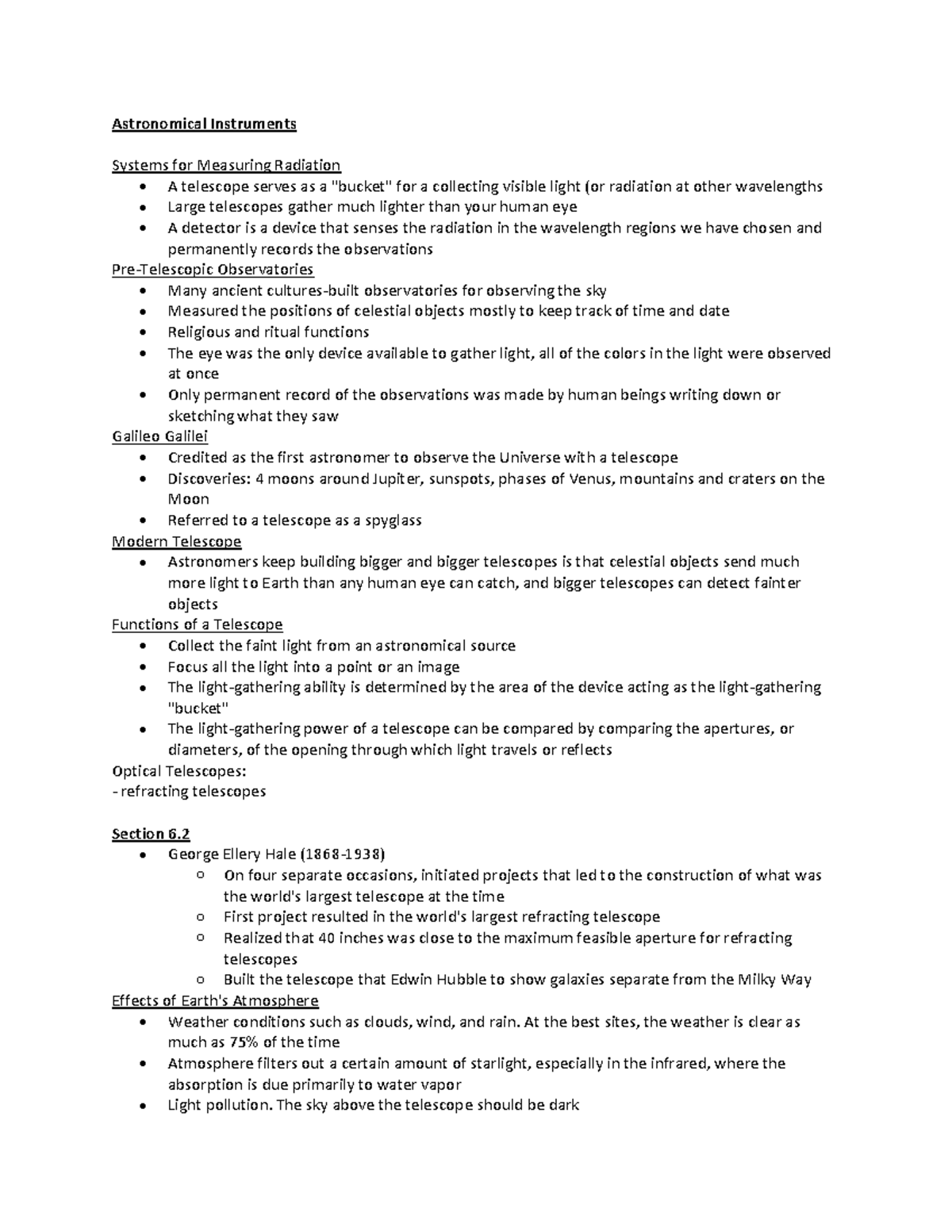 Astronomical Instruments - Astronomical Instruments Systems for ...
