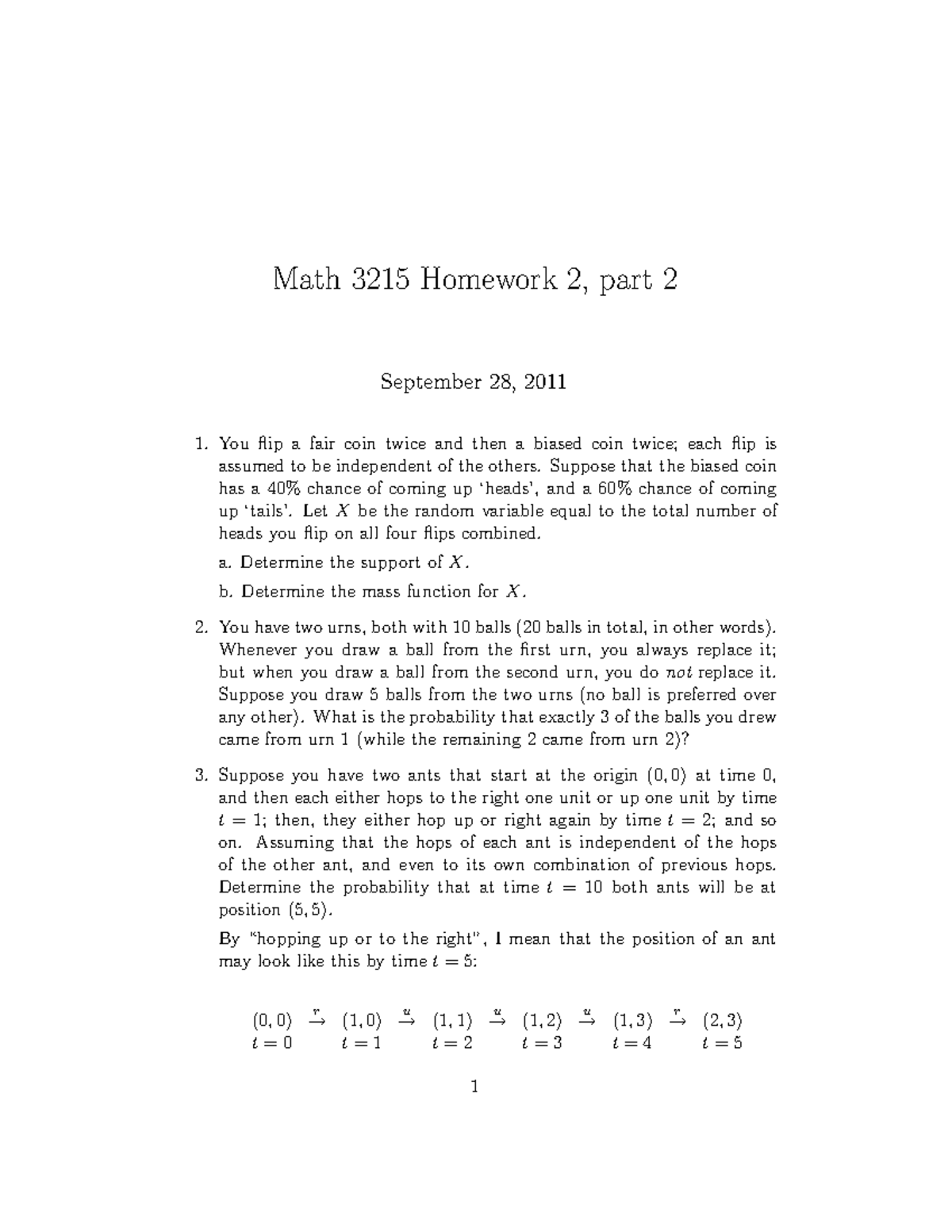 MATH 3215 2011-2012 Homework 2(ii) - Math 3215 Homework 2, part 2 ...