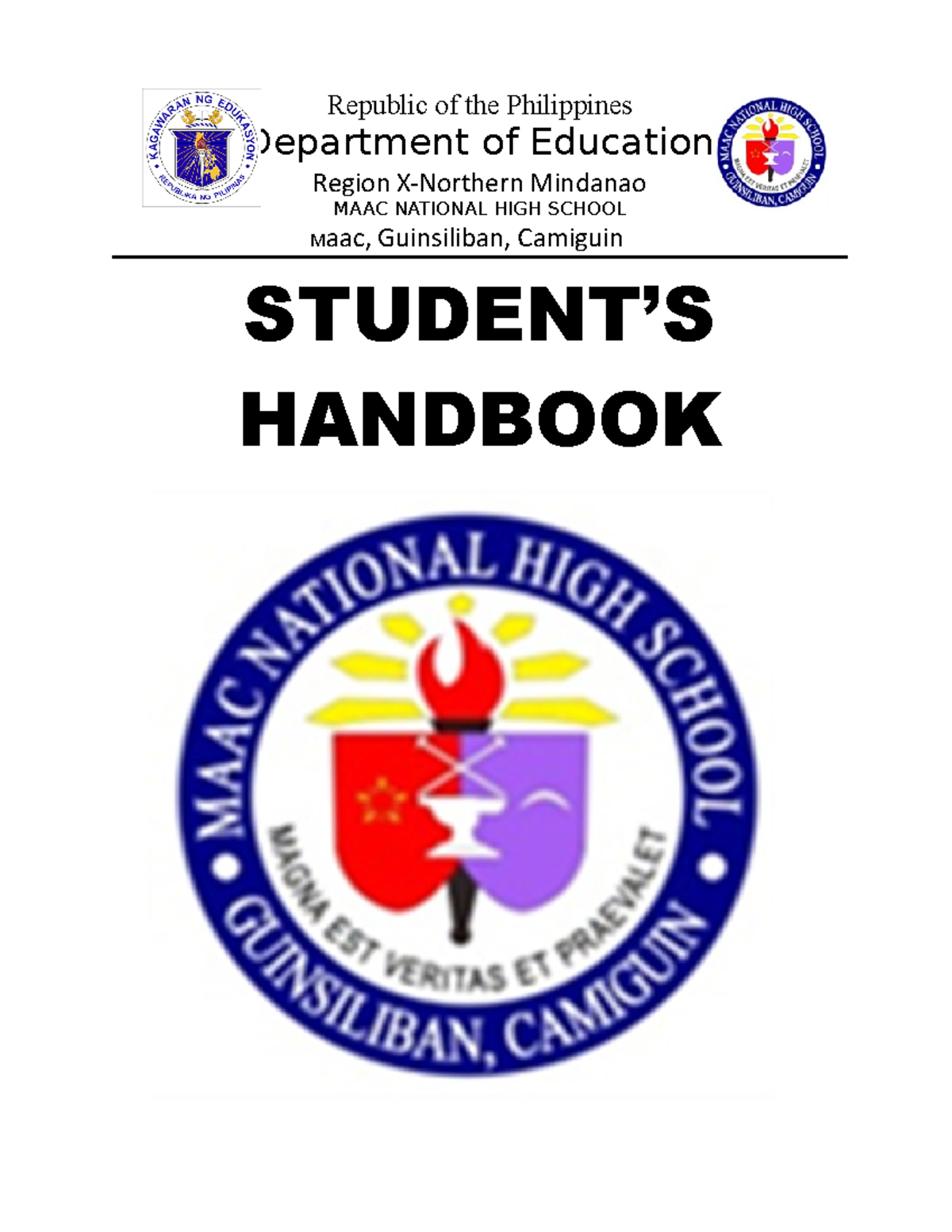 Mc NHS Handbook.new final for sir vengie - Republic of the Philippines ...