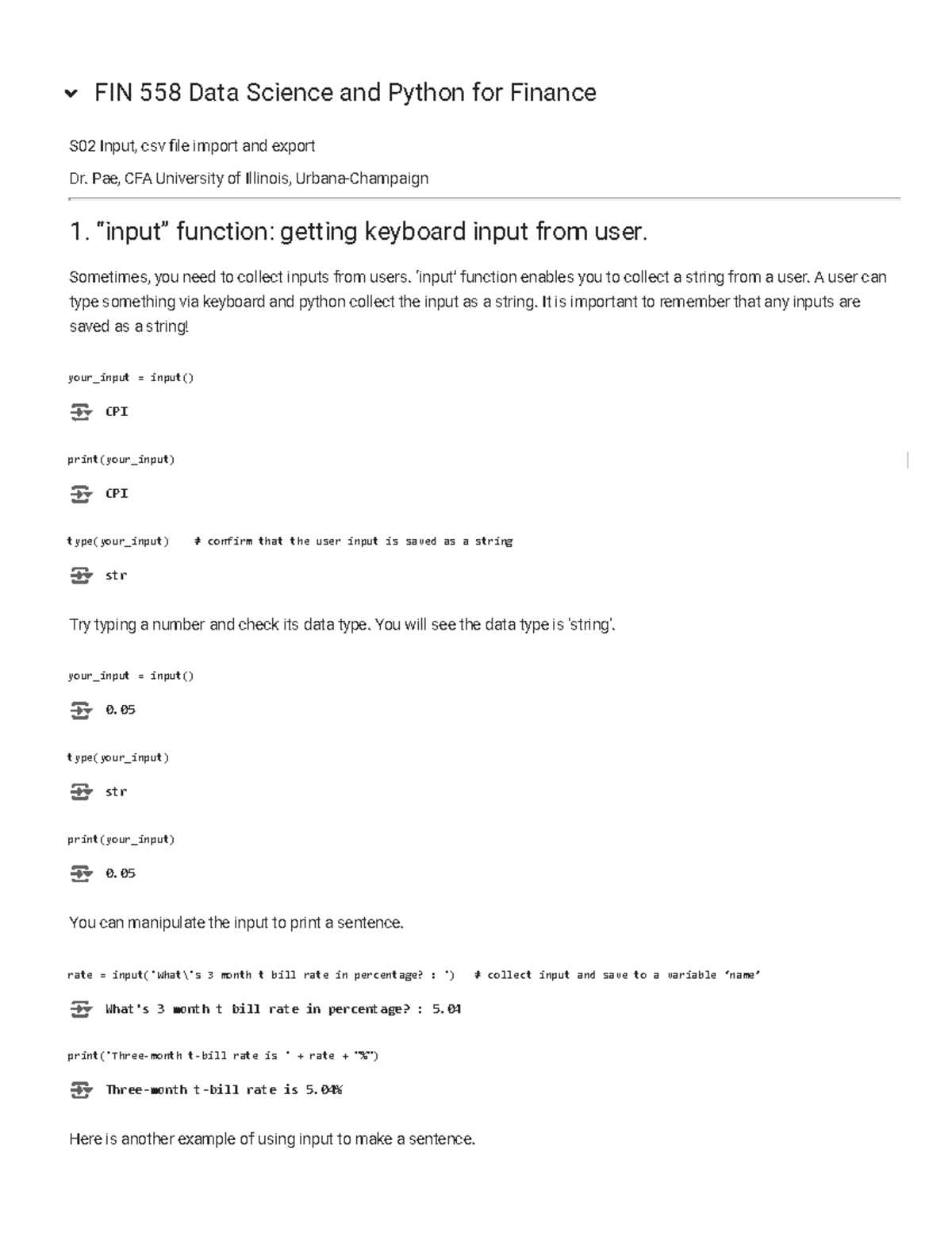 S02 Input function, import and export csv files.ipynb - Colab - S02 Input, csv le import and ...