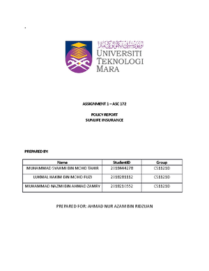 Final Assessment Test Declaration Form INS200 - / SAT FBM Sep 2020 ...