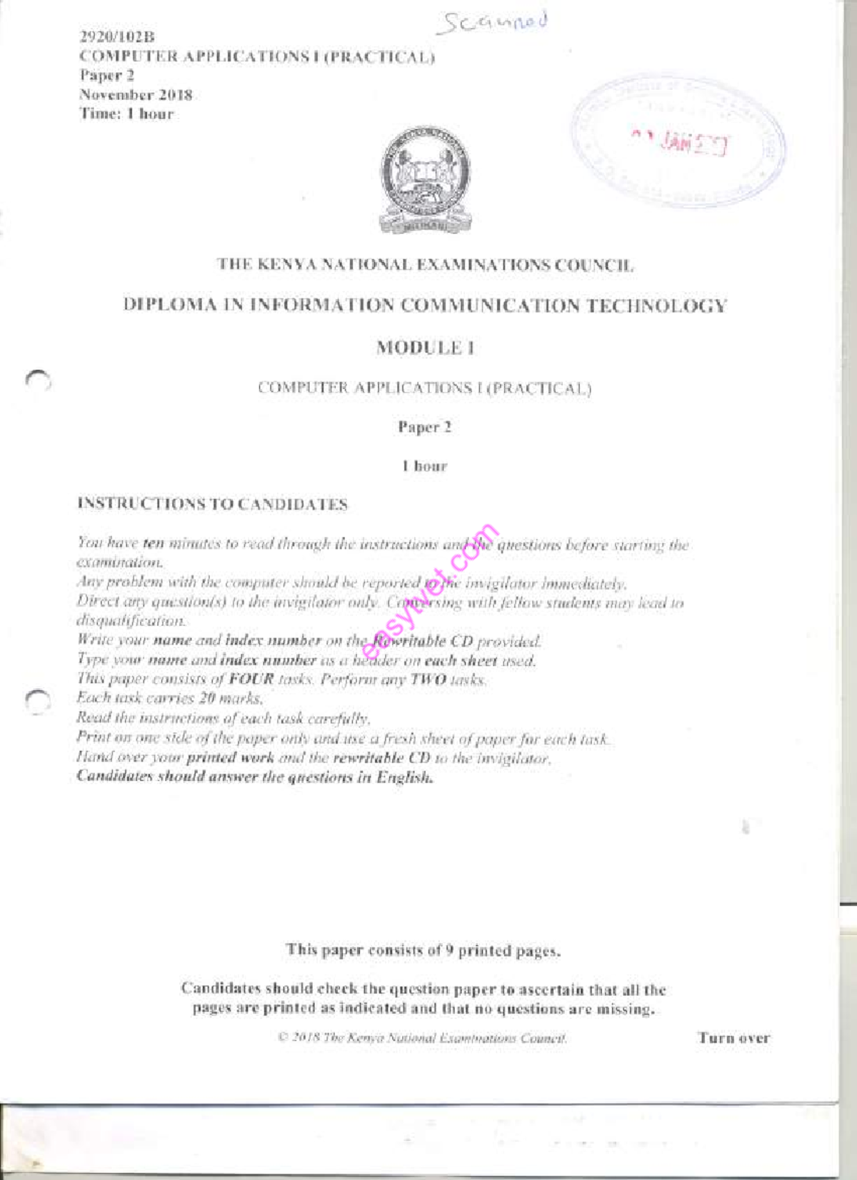 2018 n - Business - computer science - Studocu