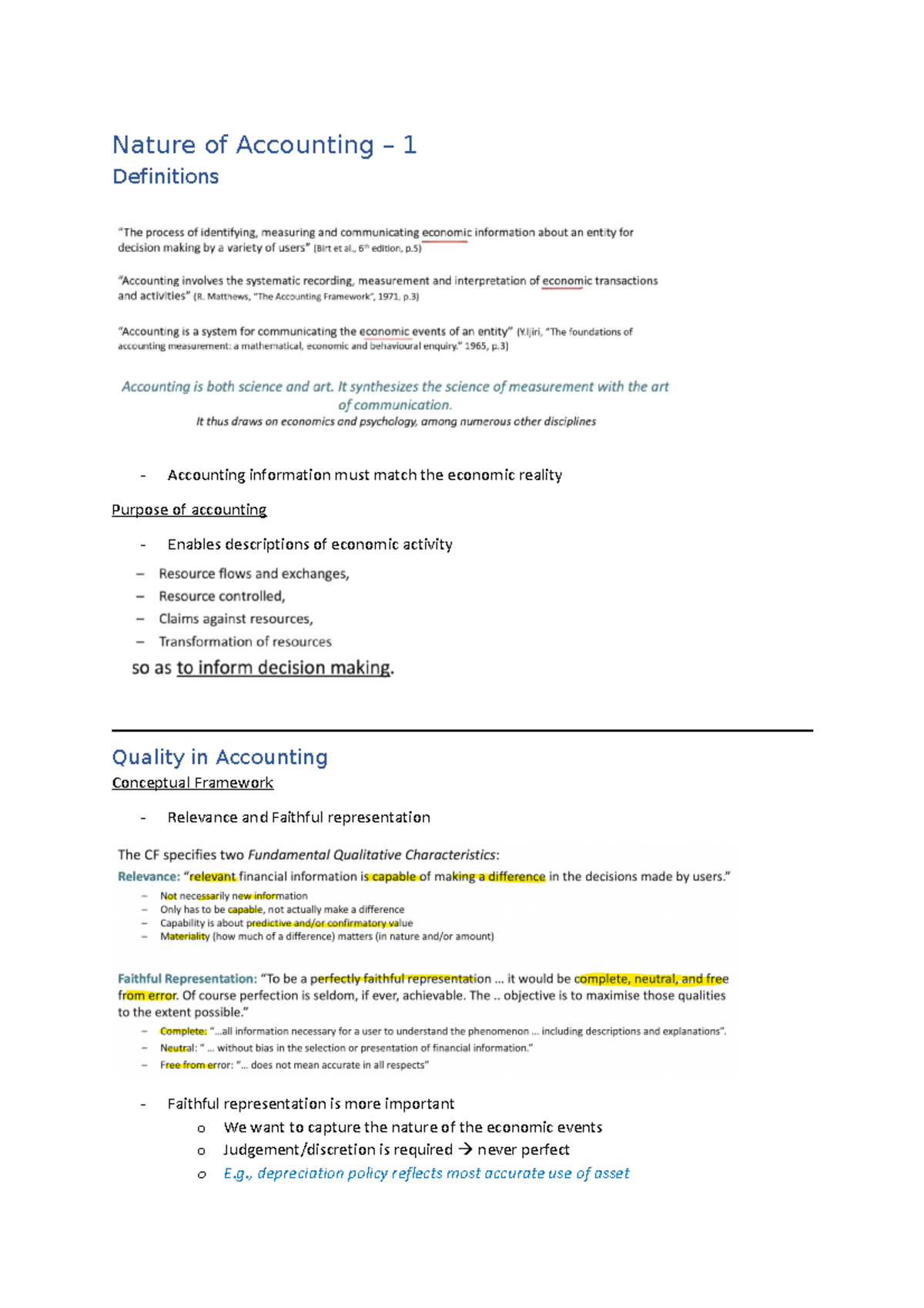 1 - Nature of Accounting - Nature of Accounting – 1 Definitions ...
